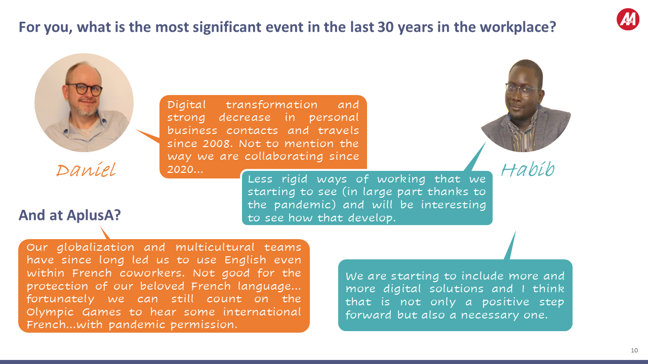 AplusA 30+ years Anniversary - Interview #2